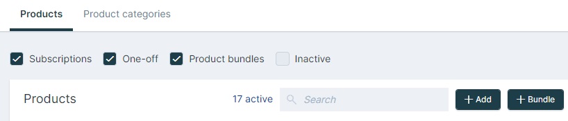 Product Bundles: Overview – Upsales Help Centre