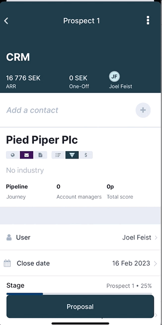 How to generate quotes from your mobile device – Upsales Help Centre