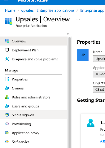 How to set up SSO between Upsales and Azure AD – Upsales Help Centre