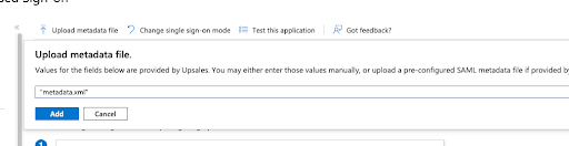 How to set up SSO between Upsales and Azure AD – Upsales Help Centre